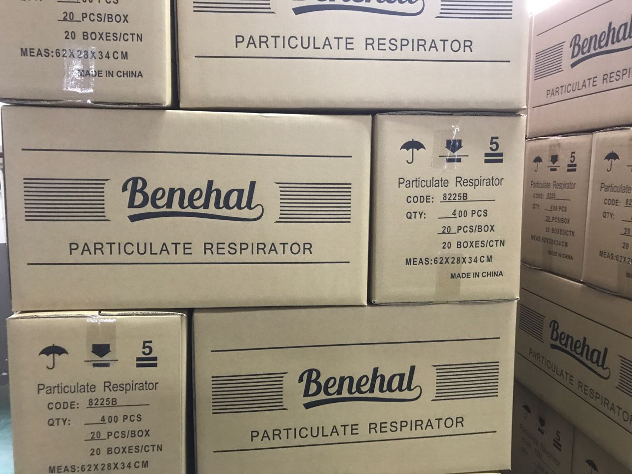 Benehal MS8225B N95 Black Mask NIOSH Approved - Benehal N95 Mask